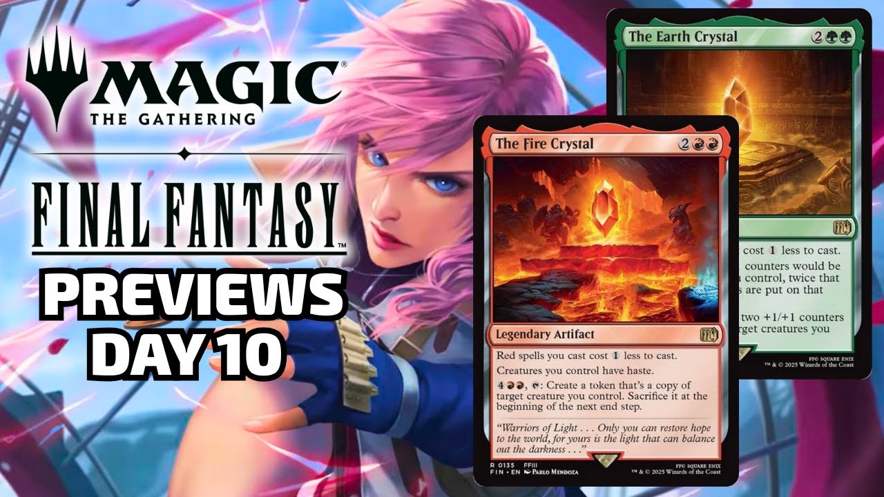 Final Fantasy's Elemental Crystal Are STRONG! | MTG Spoilers Reviews ...