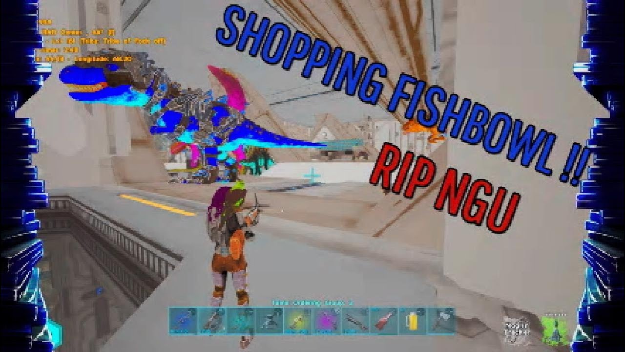SHOPPING 🛒 NGU‘S JUICY FISHBOWL🐟 | Vacc Base | * ARK Official PvP * # ...