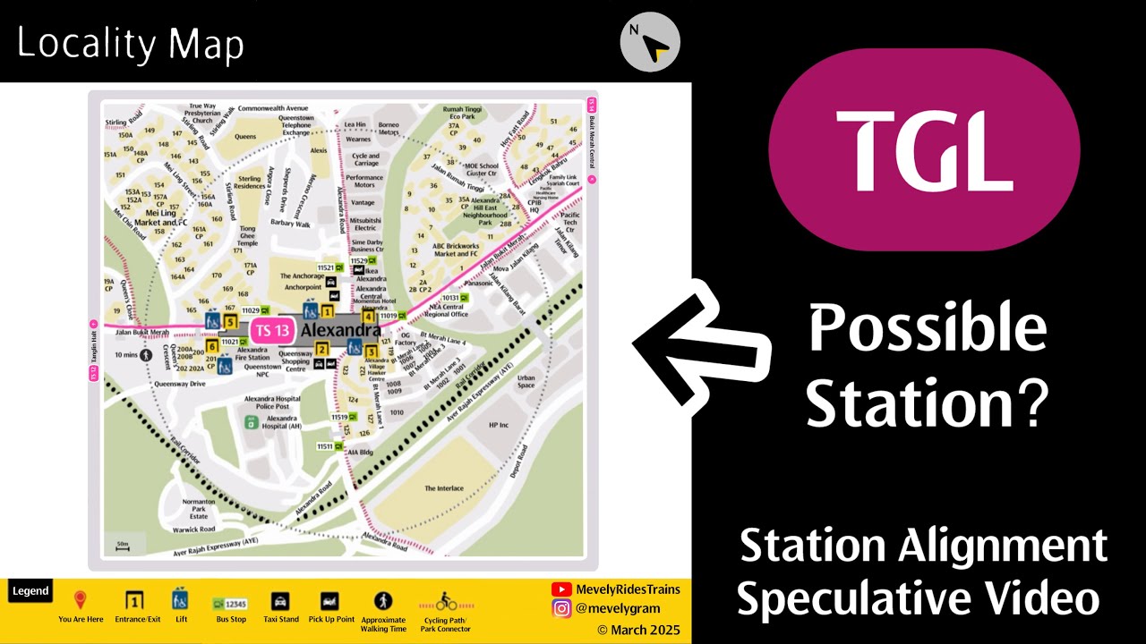[Prediction] Where should the Tengah Line stations be? - YouTube