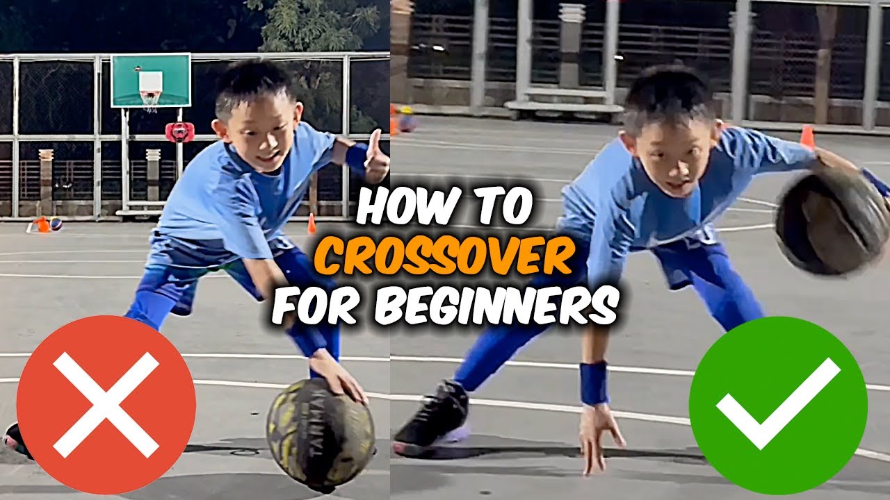 How To Crossover For Beginners | Dribble Drill for Kids Basketball ...