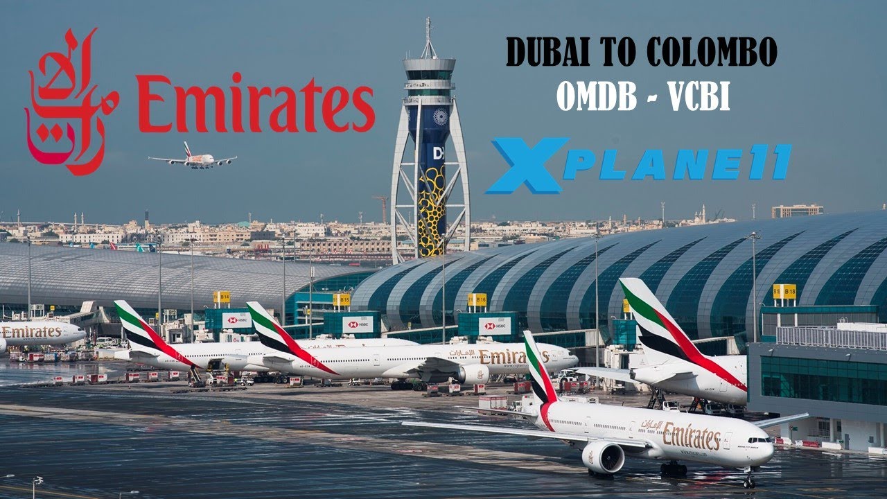 Emirates Airlines Takeoff X Plane 11 Dubai International Airport | OMDB ...