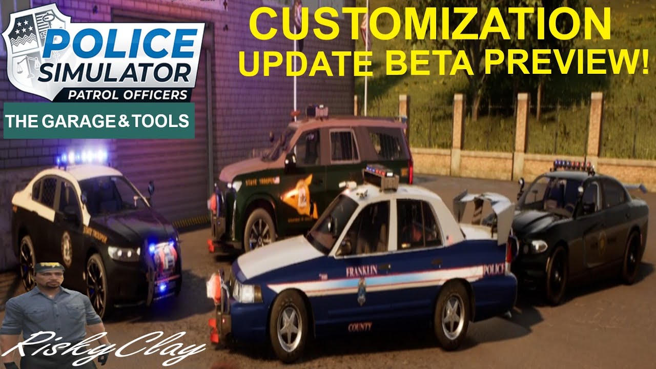 BETA PREVIEW-THE GARAGE & TOOLS UPDATE-Police Simulator Patrol Officer ...