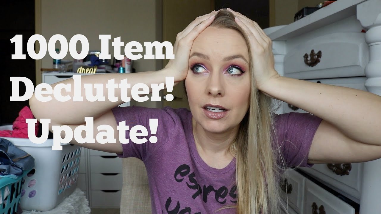 1000 Item Declutter Update - YouTube