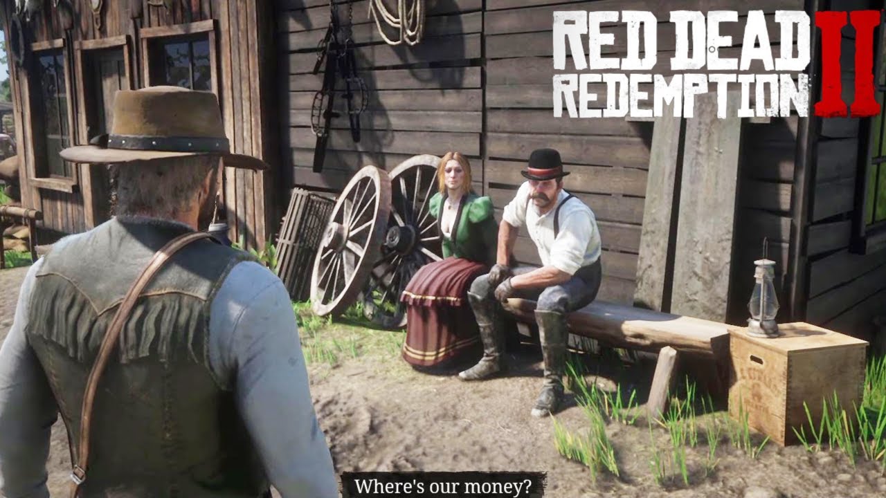 Don't forget to return debt's money to Arthur Morgan - RDR2 - YouTube