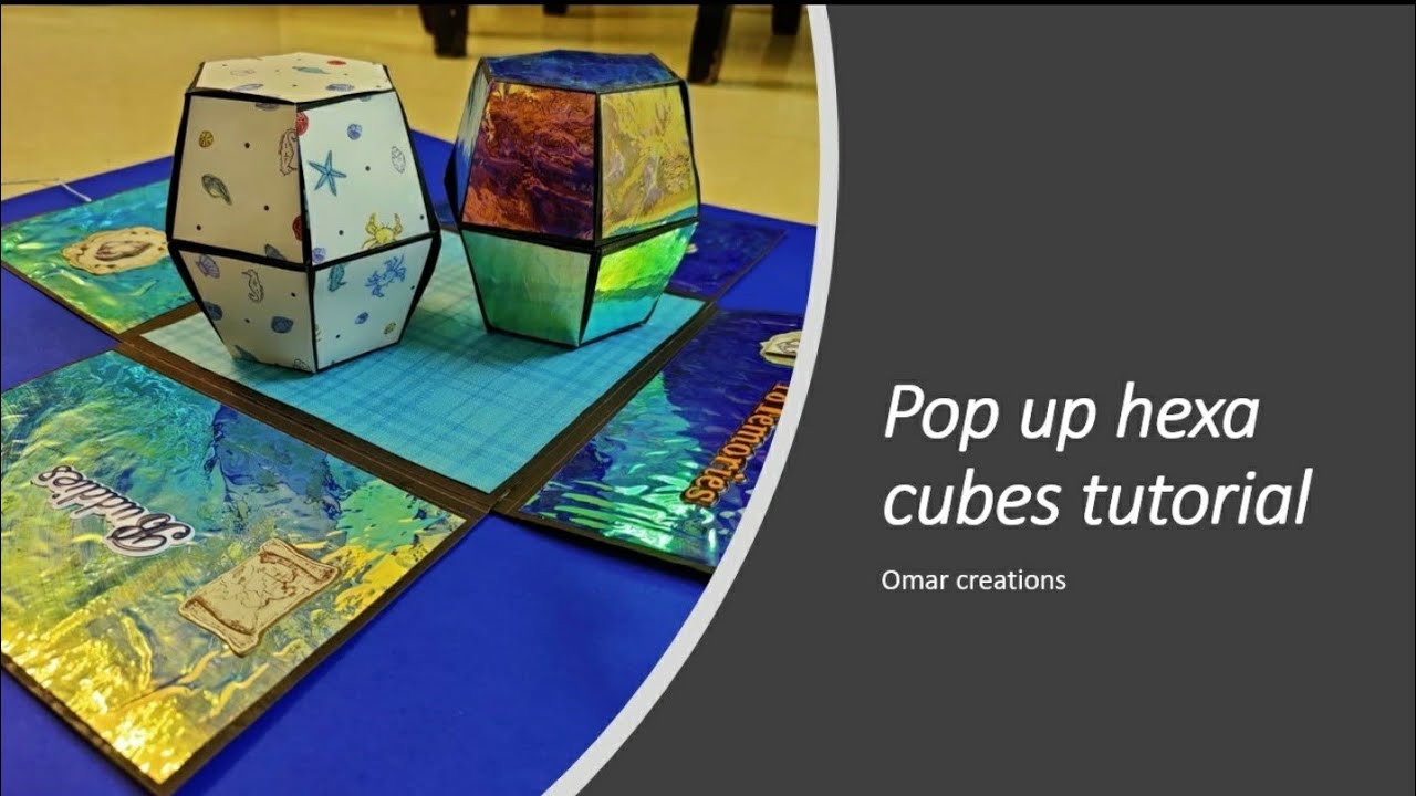 pop up hexa cubes tutorial..💙😻 - YouTube