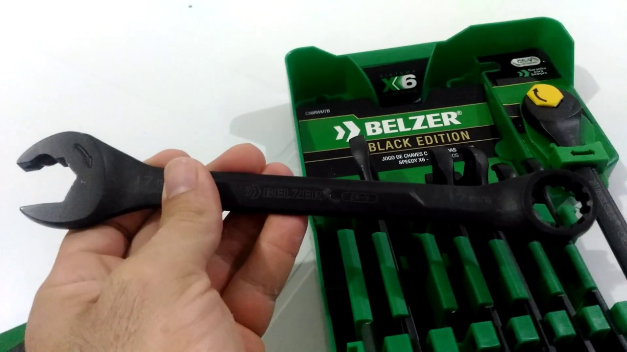 Jogo de chaves Belzer Speed X6 Black edition 01 - YouTube
