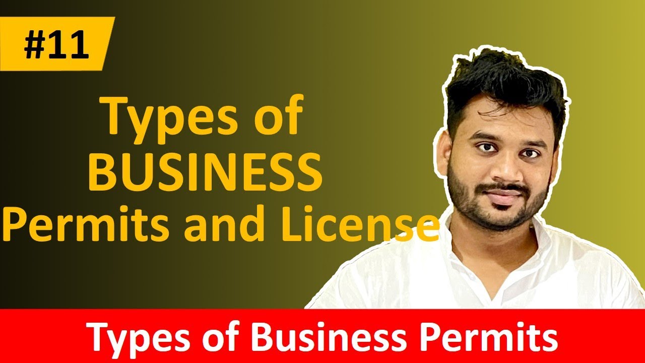 #11 Types of Business Permits | Entrepreneurship Course Hindi - YouTube