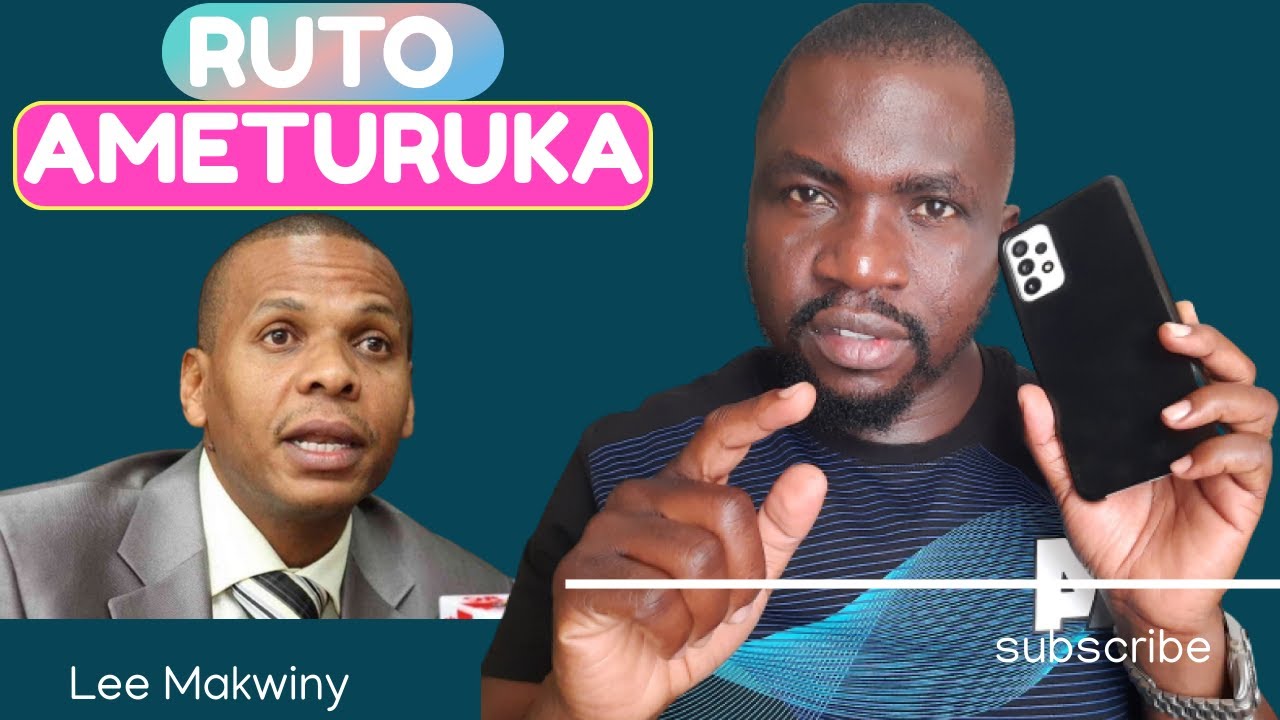 ANGRY DANSON MUNGATANGA SLAMS RUTO FOR APPOINTING AISHA JUMWA TO ...