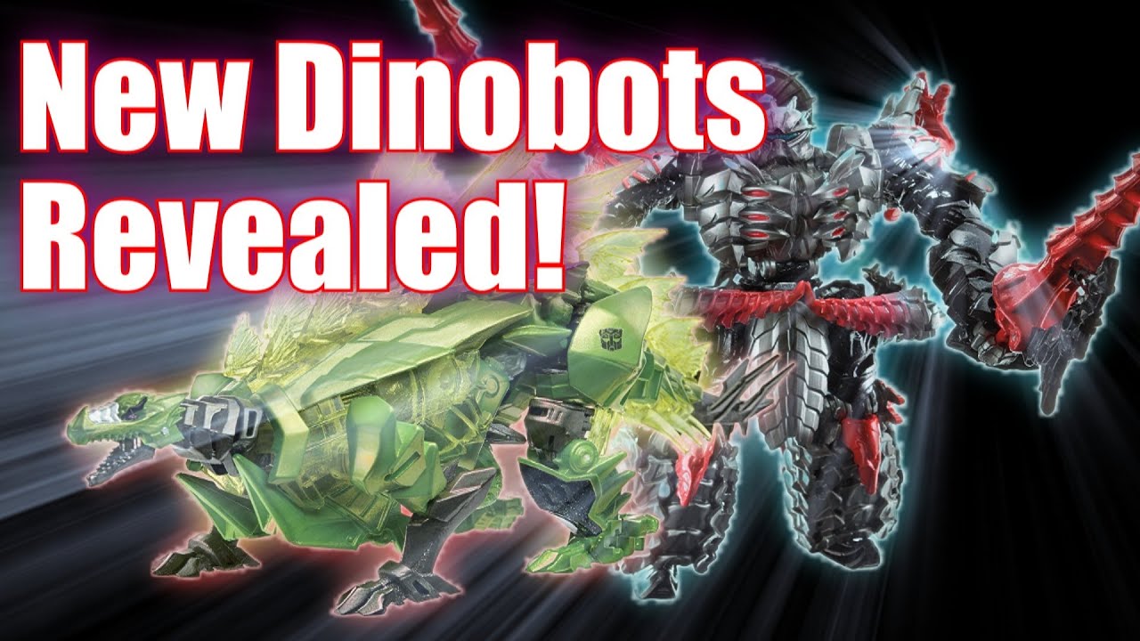 Transformers 4 Toys - New Dinobots! Slog and Snarl - YouTube