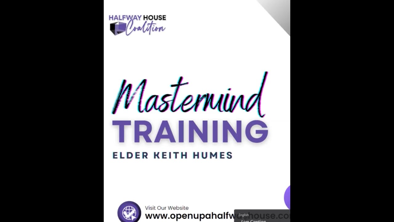 Mastermind Training with Elder Keith Humes and Cheree Clark - YouTube