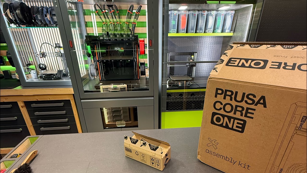 Prusa CORE ONE versione in kit (prima parte) - YouTube