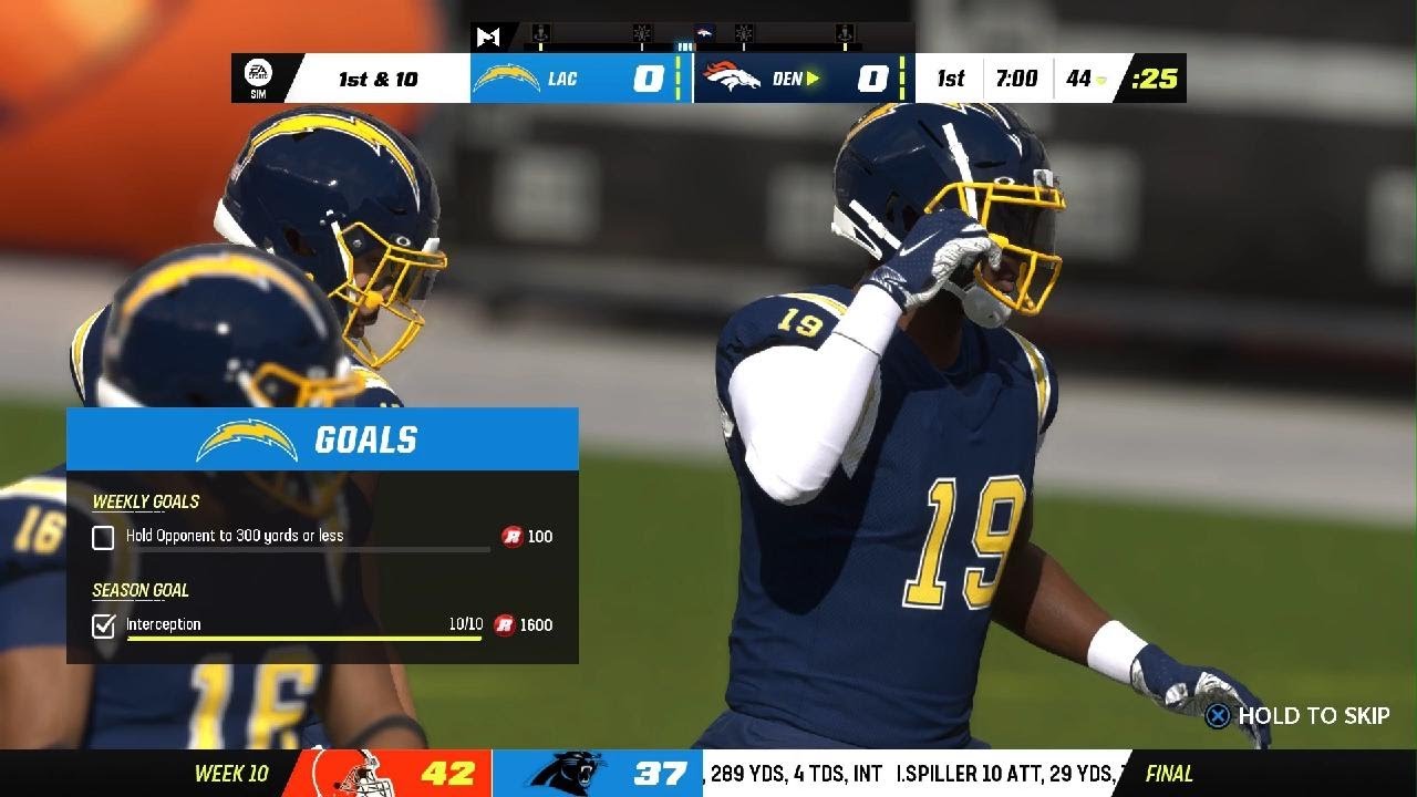Undefeated streak on the line!!! Madden NFL 23 CB Face of franchise ...