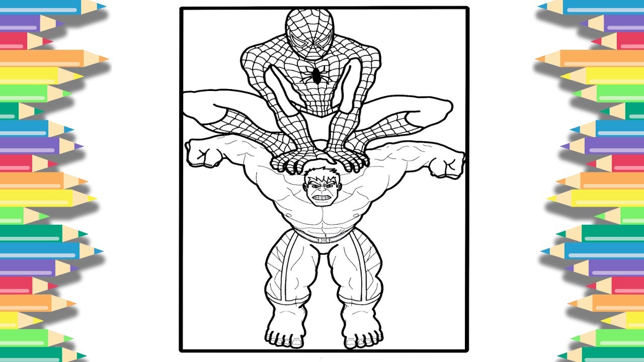 Spider-Man and Hulk Coloring Is BETTER THAN YOU THINK | Fun coloring ...