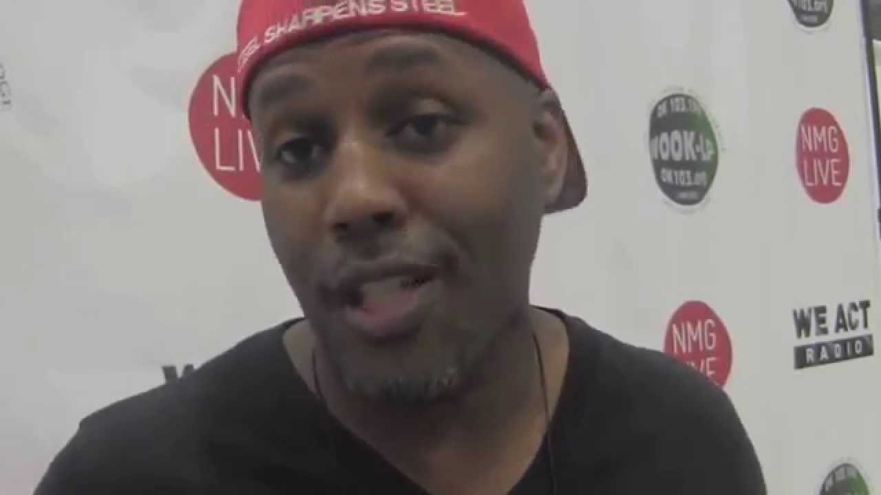 Todd Wiggins interviewing DJ One Luv & D'Maz of WE ACT RADIO at the DC ...