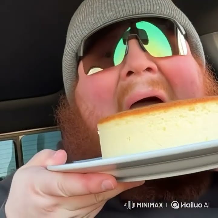Caseoh eats an entire cheesecake 🍰 #caseoh #ai #funny - YouTube
