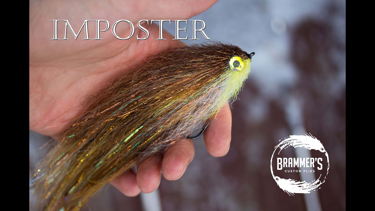 Imposter - 8" Flashtail Pike/Musky Fly - YouTube