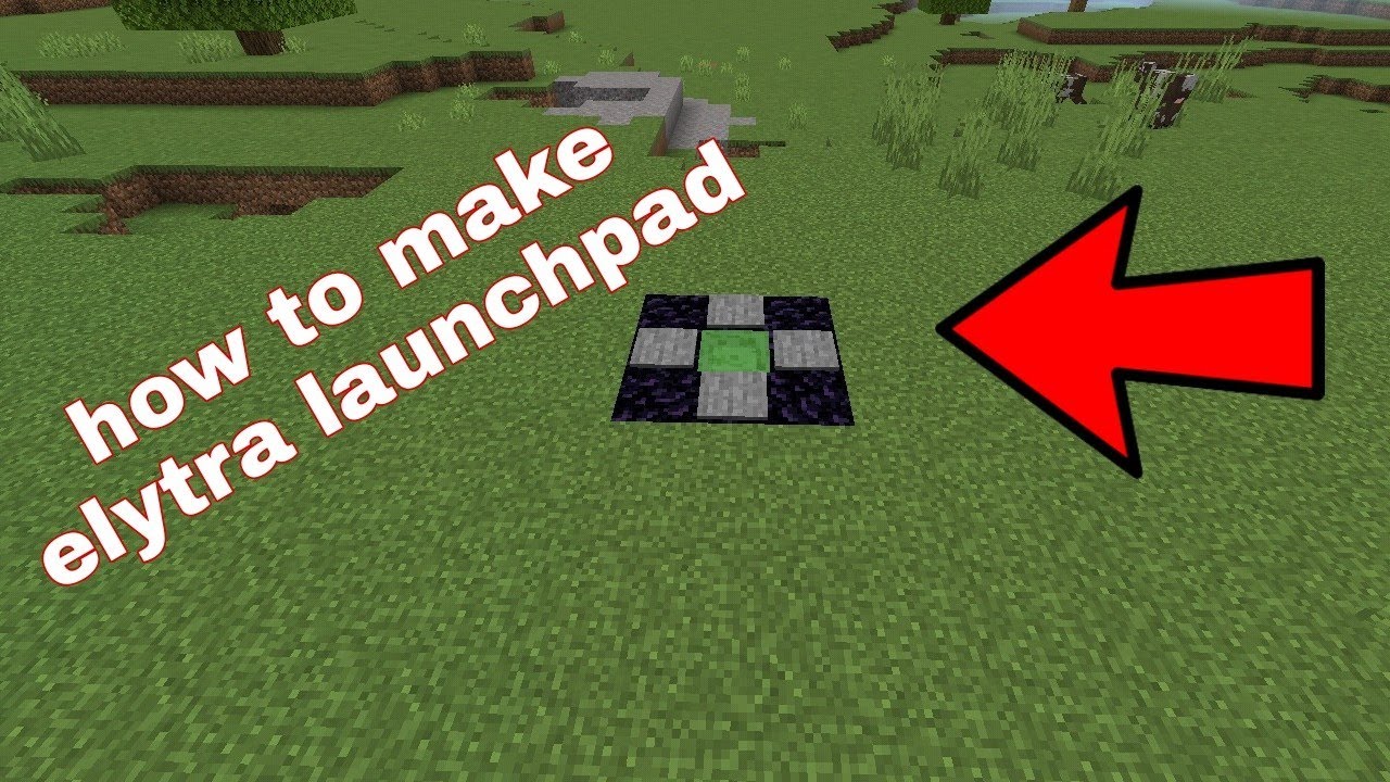 How to make elytra launchpad easy tutorial - YouTube