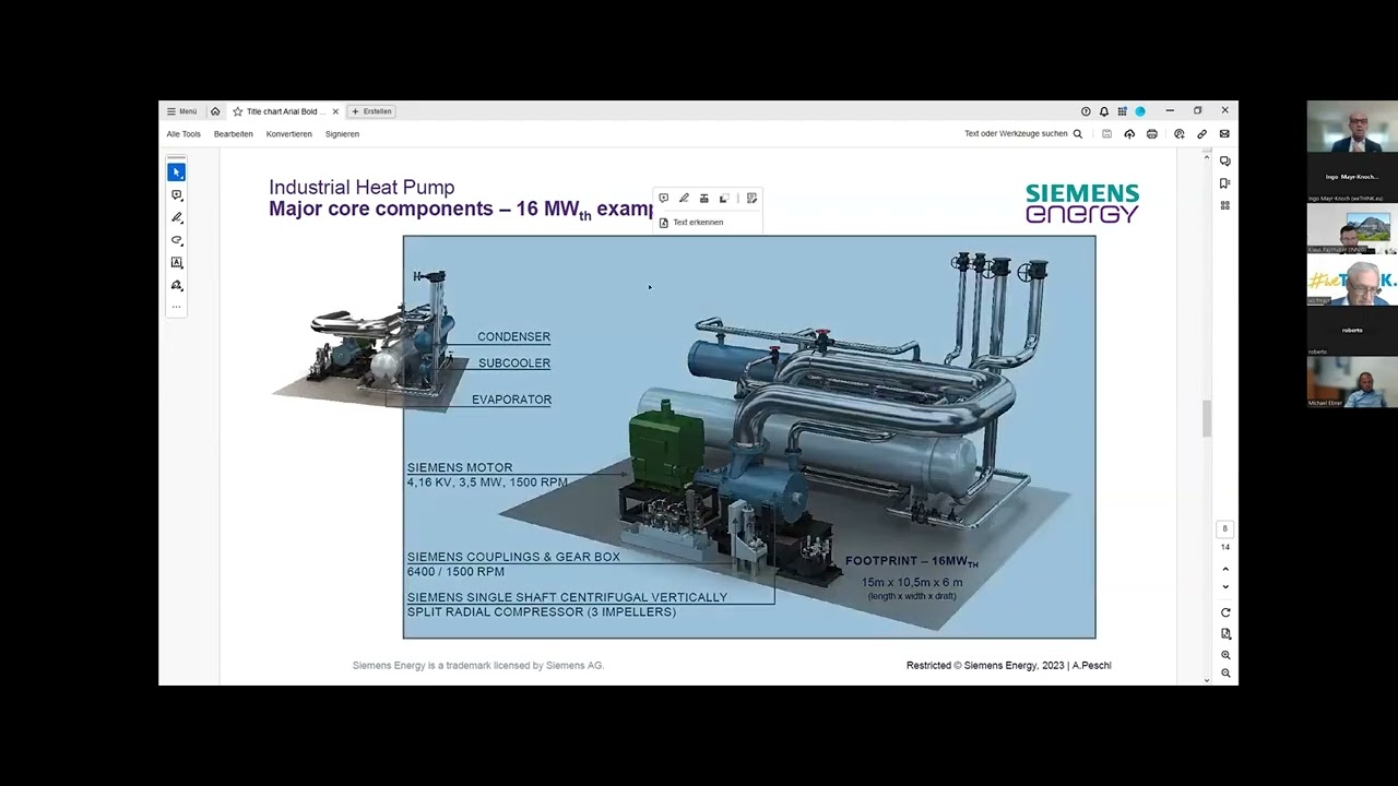 Industrial Heat Pumps – Alexander Peschl - YouTube