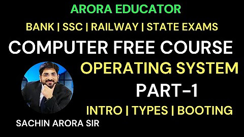 Computer Free Course | Computer by Sachin Sir | Arora Educator - YouTube