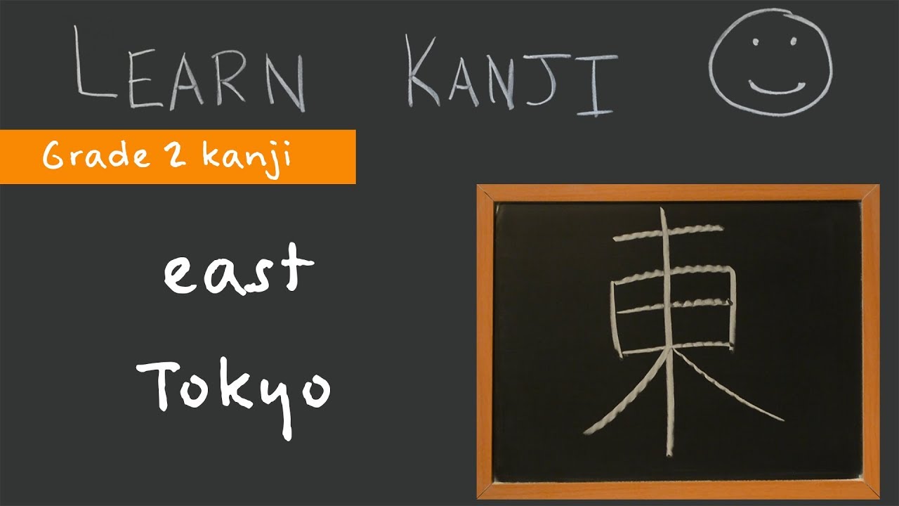 Kanji 東 - east (東), Tokyo (東京): Learn Kanji - free online Japanese ...