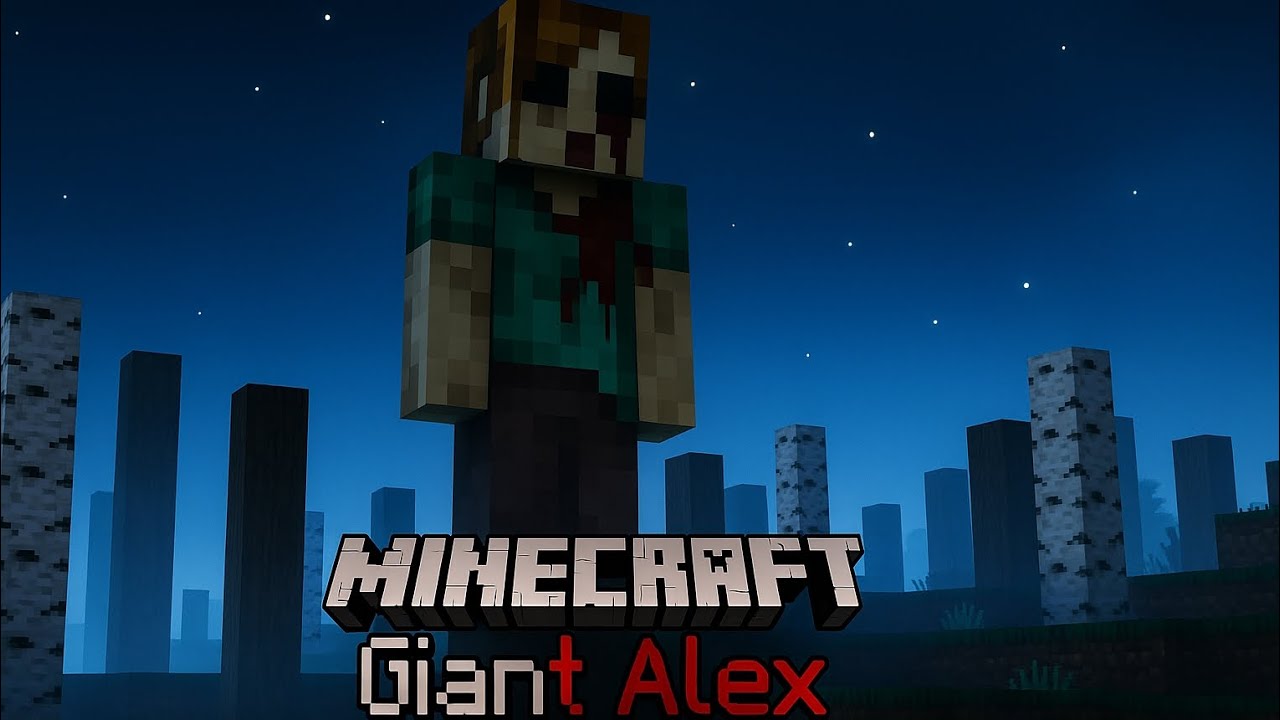 Minecraft ထဲကို ကျွန်တော်Alexသရဲမကြီးထည့်ခဲ့တယ်..! I added Giant alex ...