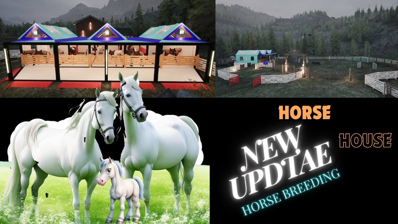 Finally Horse House Ready & Buy Male Horse For breeding - Ranch Simulator Pt 27 - YouTube