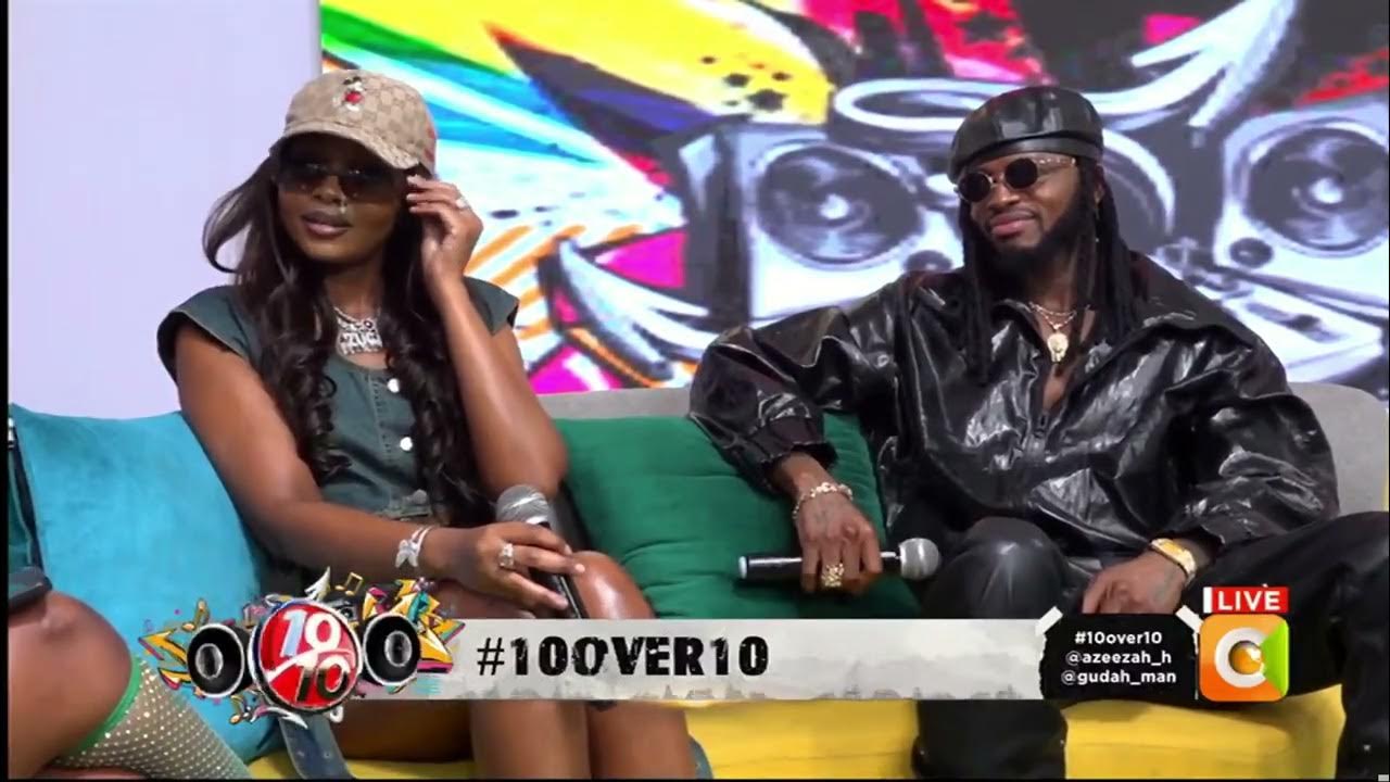Diamond Platinum and Zuchu make appearance on 10 over 10 - YouTube