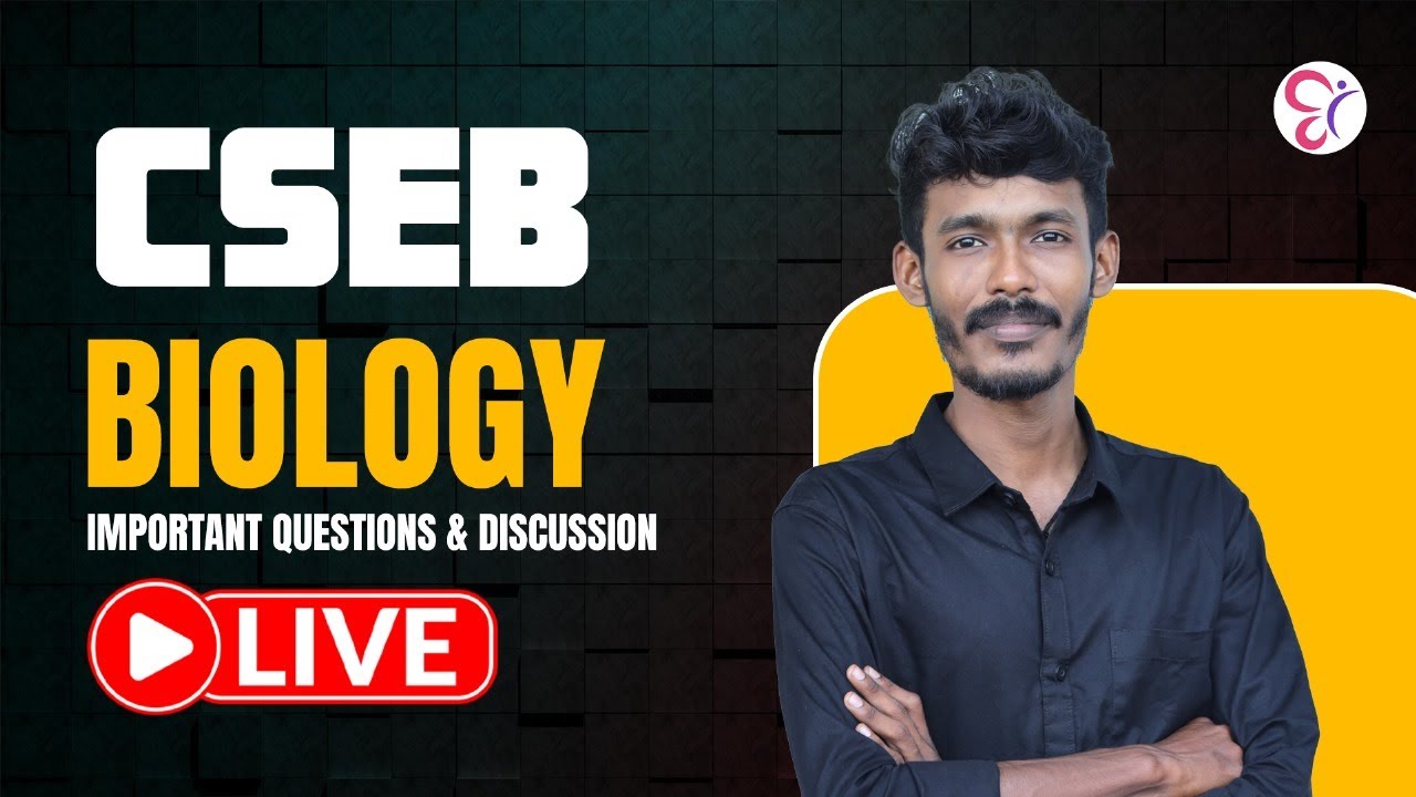CSEB BIOLOGY IMPORTANT QUESTIONS | POWERPLAY SERIES | LIVE - YouTube