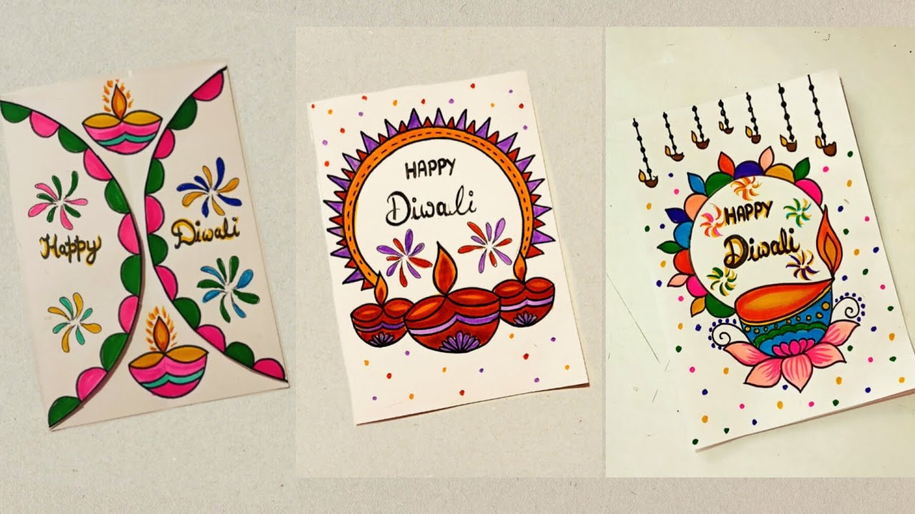 Diwali Greeting Card Easy