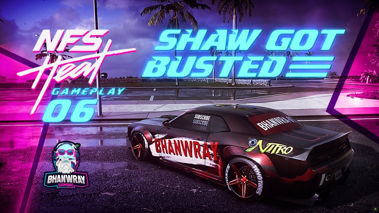 NFS HEAT | Shaw Got Busted | Gameplay-06 | Dodge Challenger Edition ...