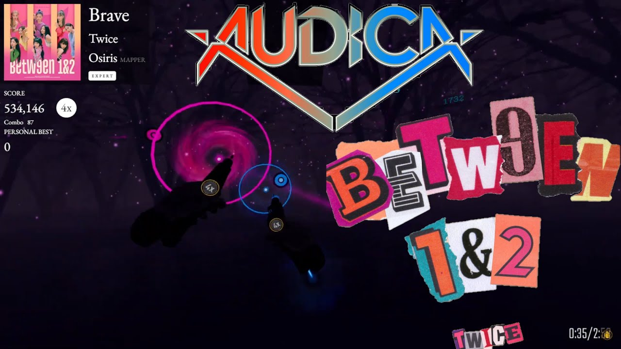 Brave - Twice || Audica Custom - YouTube