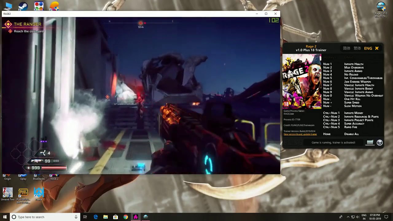 Rage 2 hacks-cheats- Trainer - YouTube