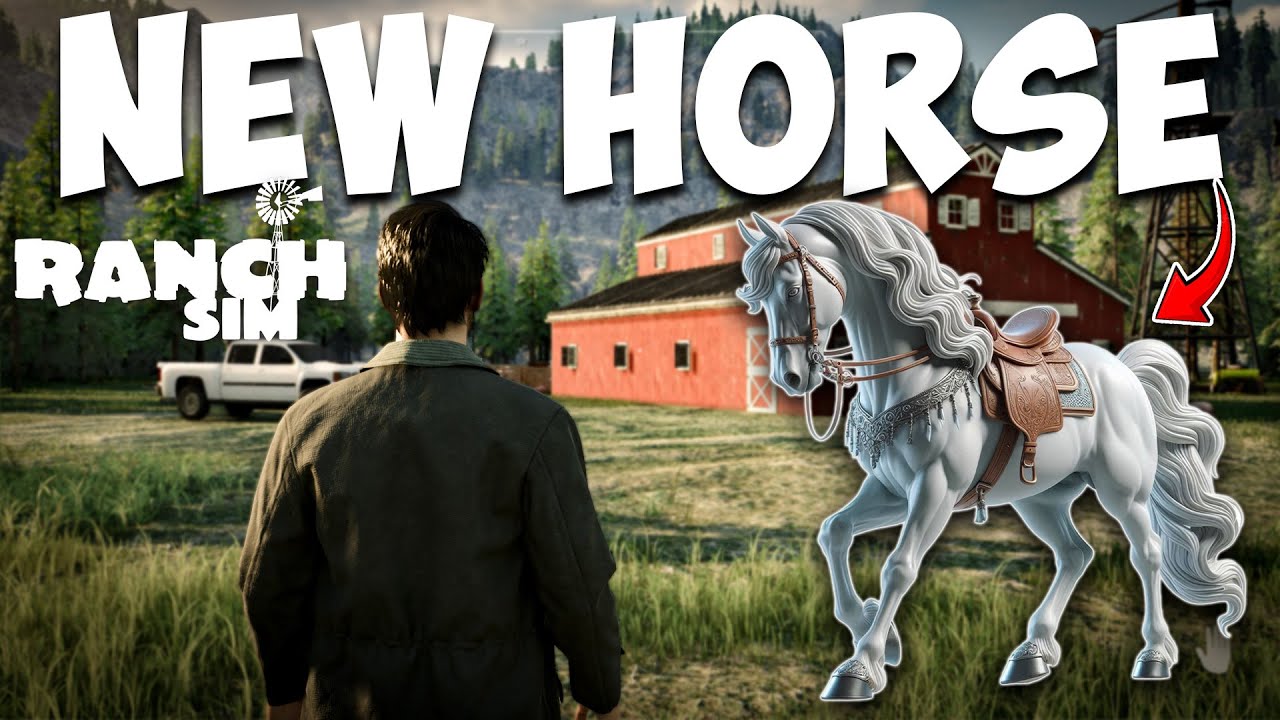 FINALLY BOUGHT A HORSE FOR MY RANCH | RANCH SIMULATOR GAMEPLAY 32 - YouTube