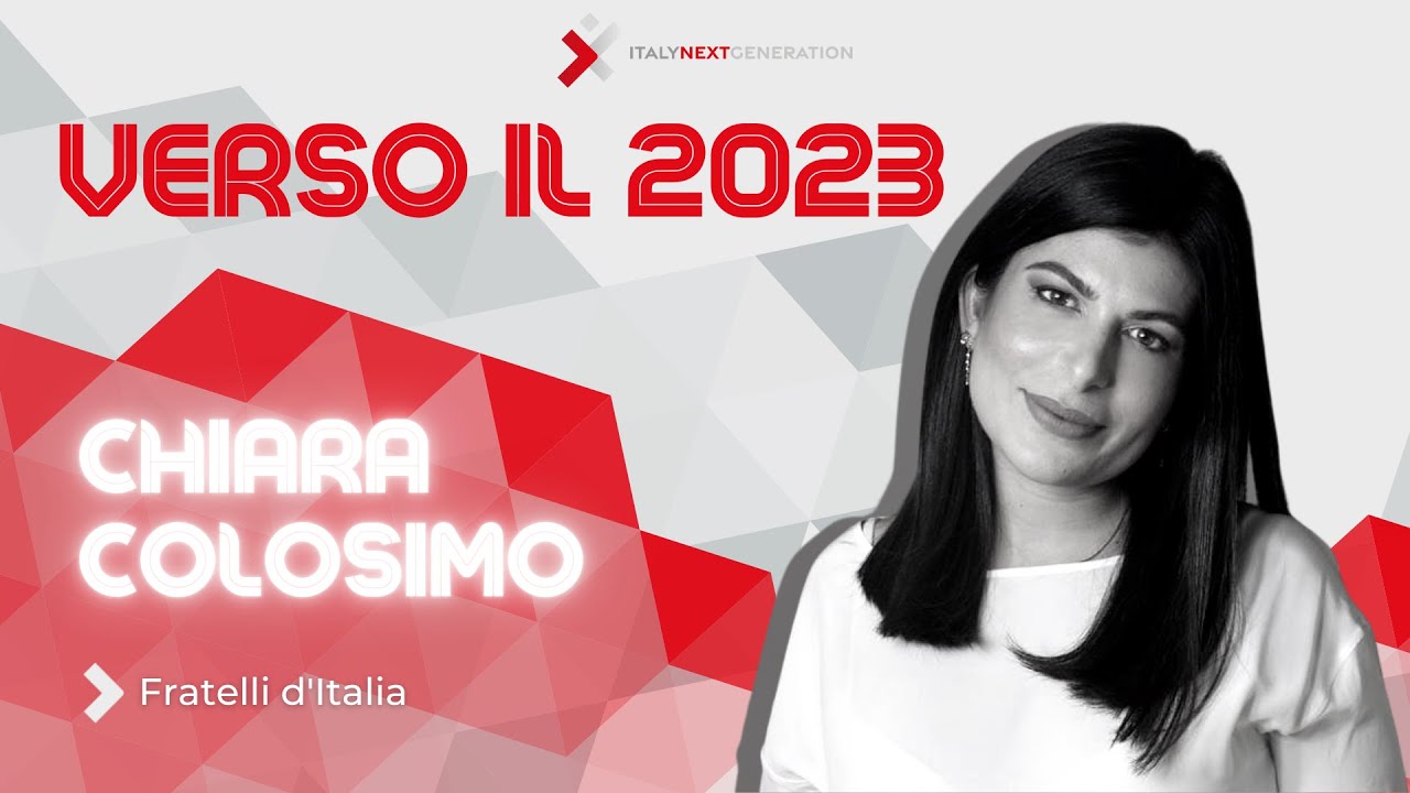 Verso il 2023 | Intervista a Chiara Colosimo - YouTube