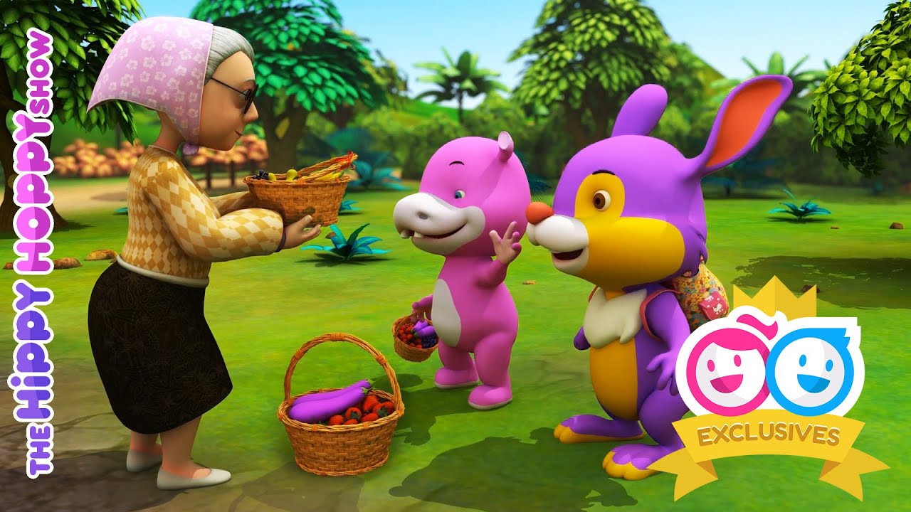 Hippy With Potato Friends | Simple Nursery Rhymes for Kids | Hippy ...