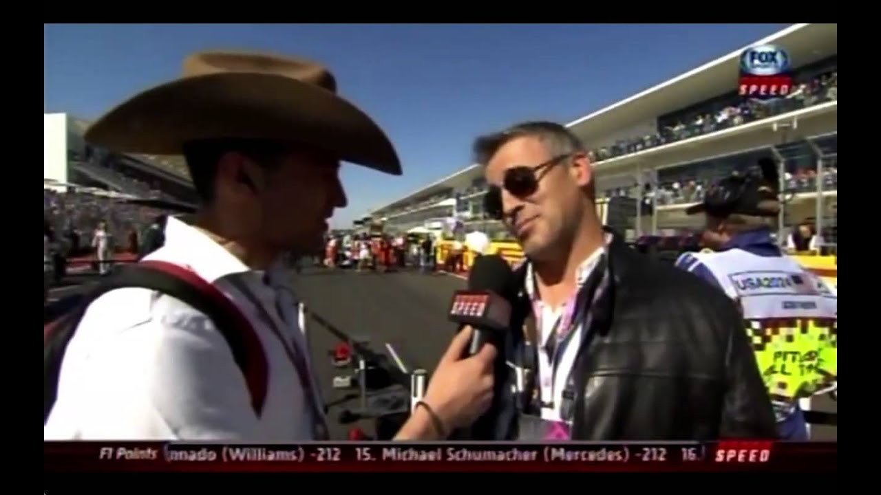 Matt LeBlanc at F1 - YouTube