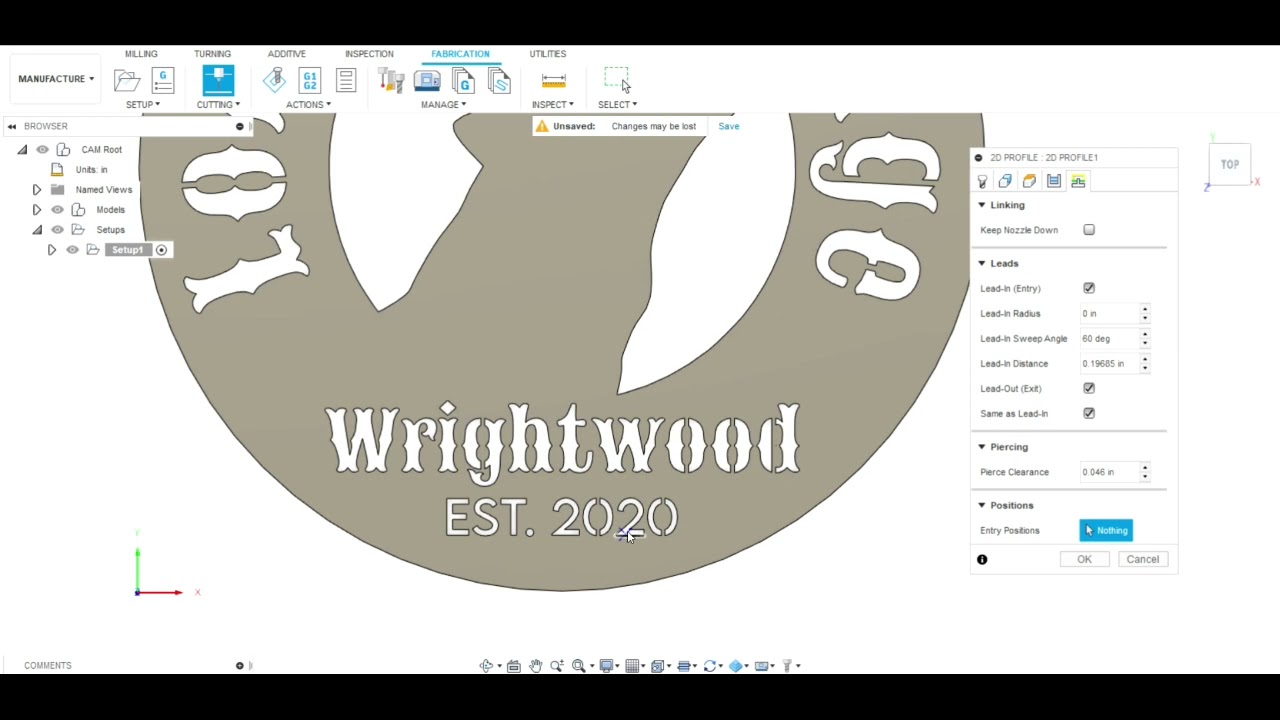 How to insert and scale SVG in fusion360 with CNC plasma cutting. - YouTube