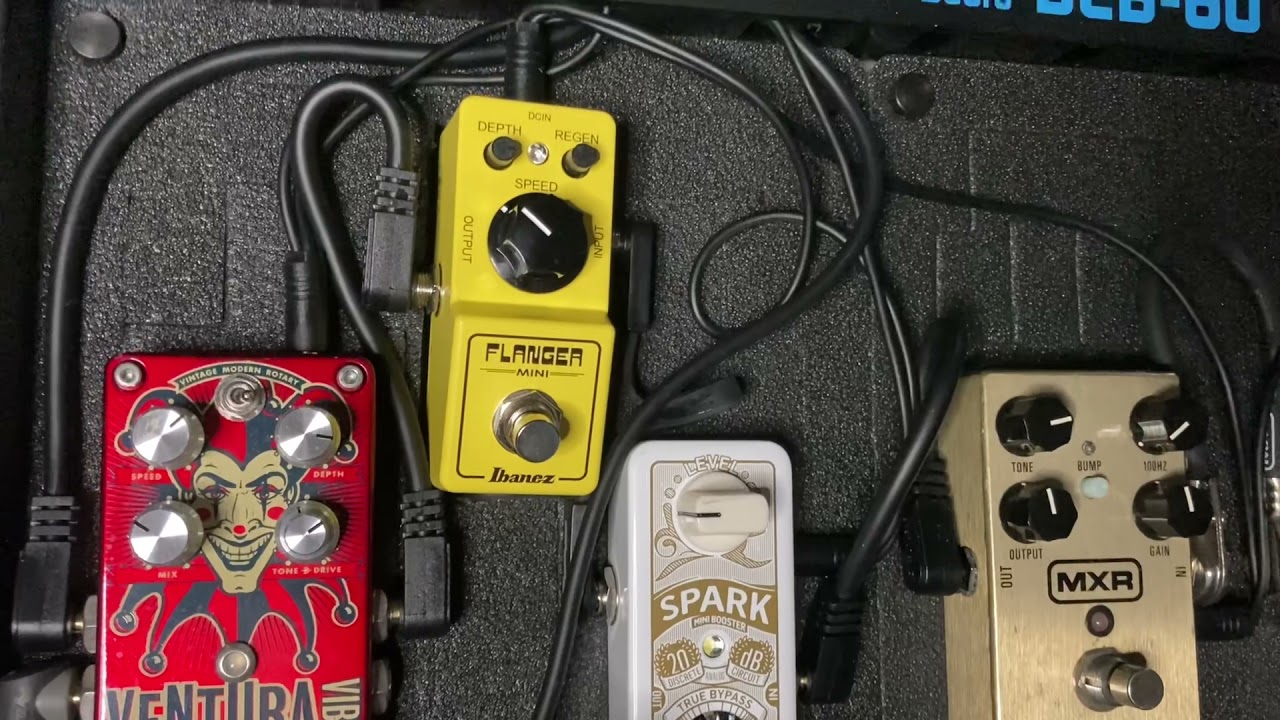 Neil’s Pedal Board - getting the sound right! - YouTube