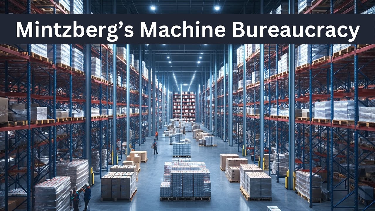 Mintzberg's configuration: Machine Bureaucracy - Description - YouTube