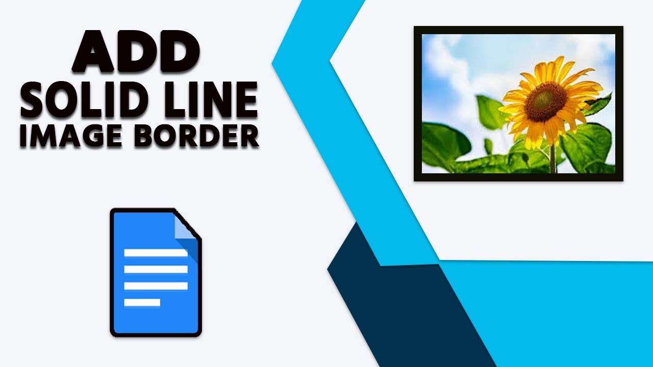 How to Add Solid Line Image in Google Docs - YouTube