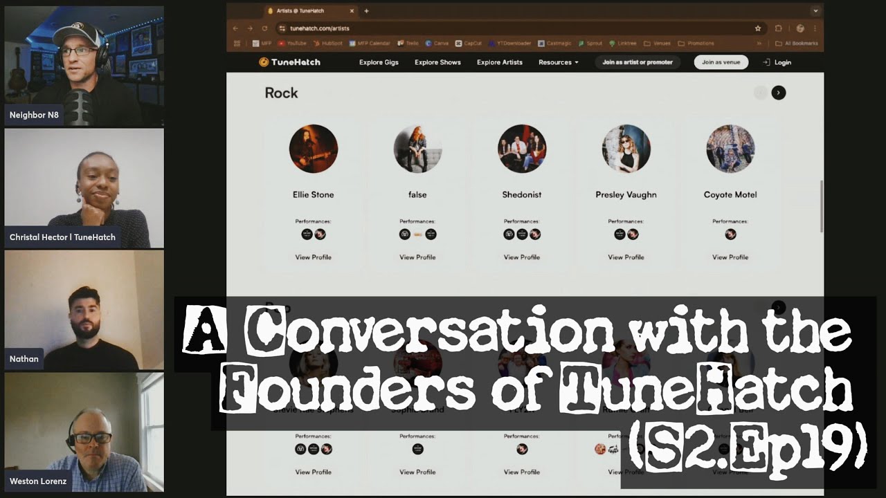 Matching Venues & Bands: A Conversation with the Founders of TuneHatch (S2.Ep19) - YouTube