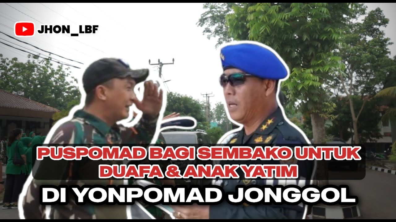 Puspomad Bagi Sembako Untuk Duafa & Anak Yatim Di Yonpomad Jonggol ...