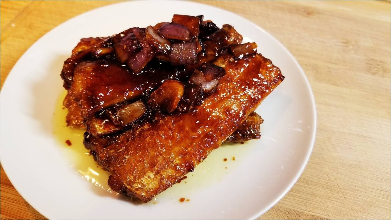 Fried and stewed hairtail fish in soy sauce - YouTube