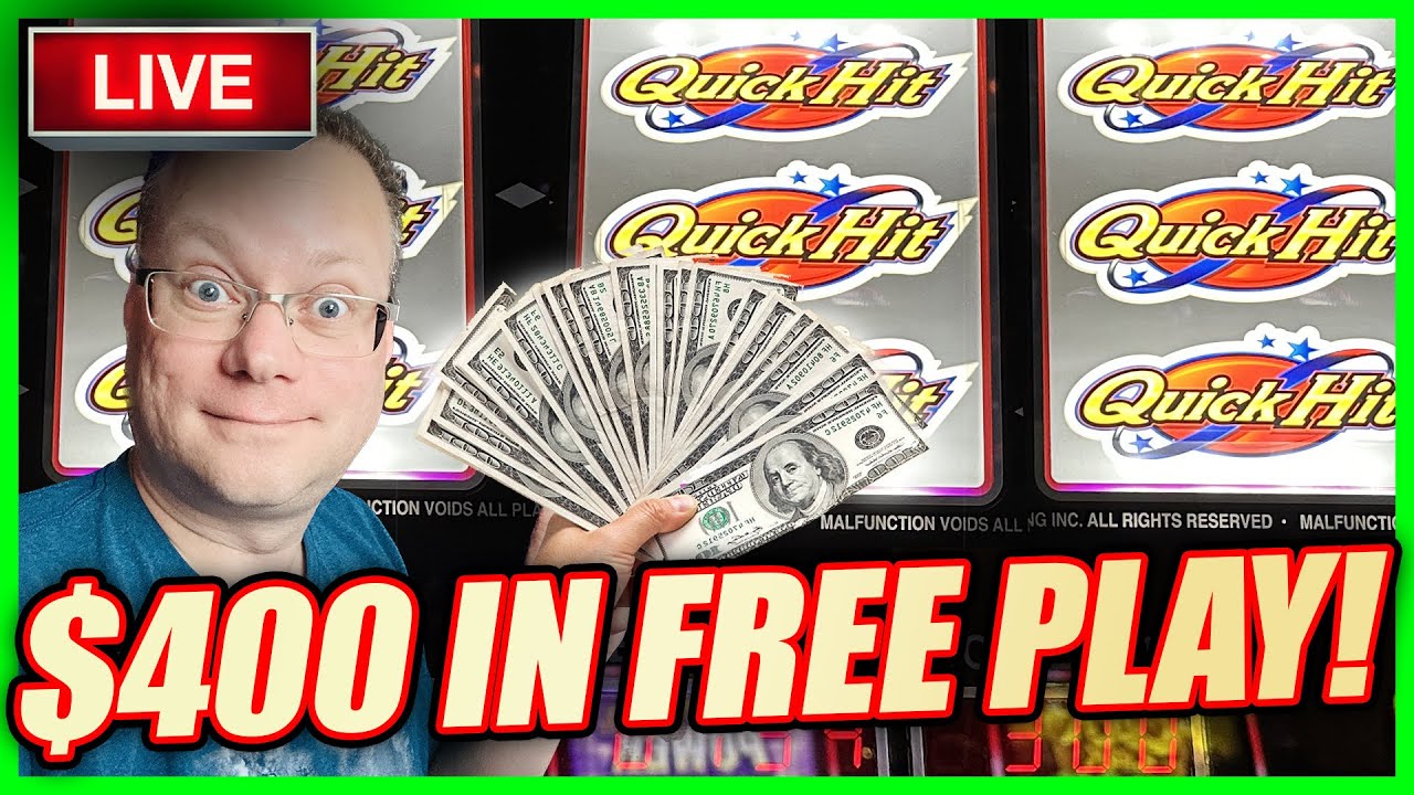 🔴 LIVE FROM LAS VEGAS USING MY FREEPLAY ON QUICK HIT WHITE FIRE 🎰 - YouTube