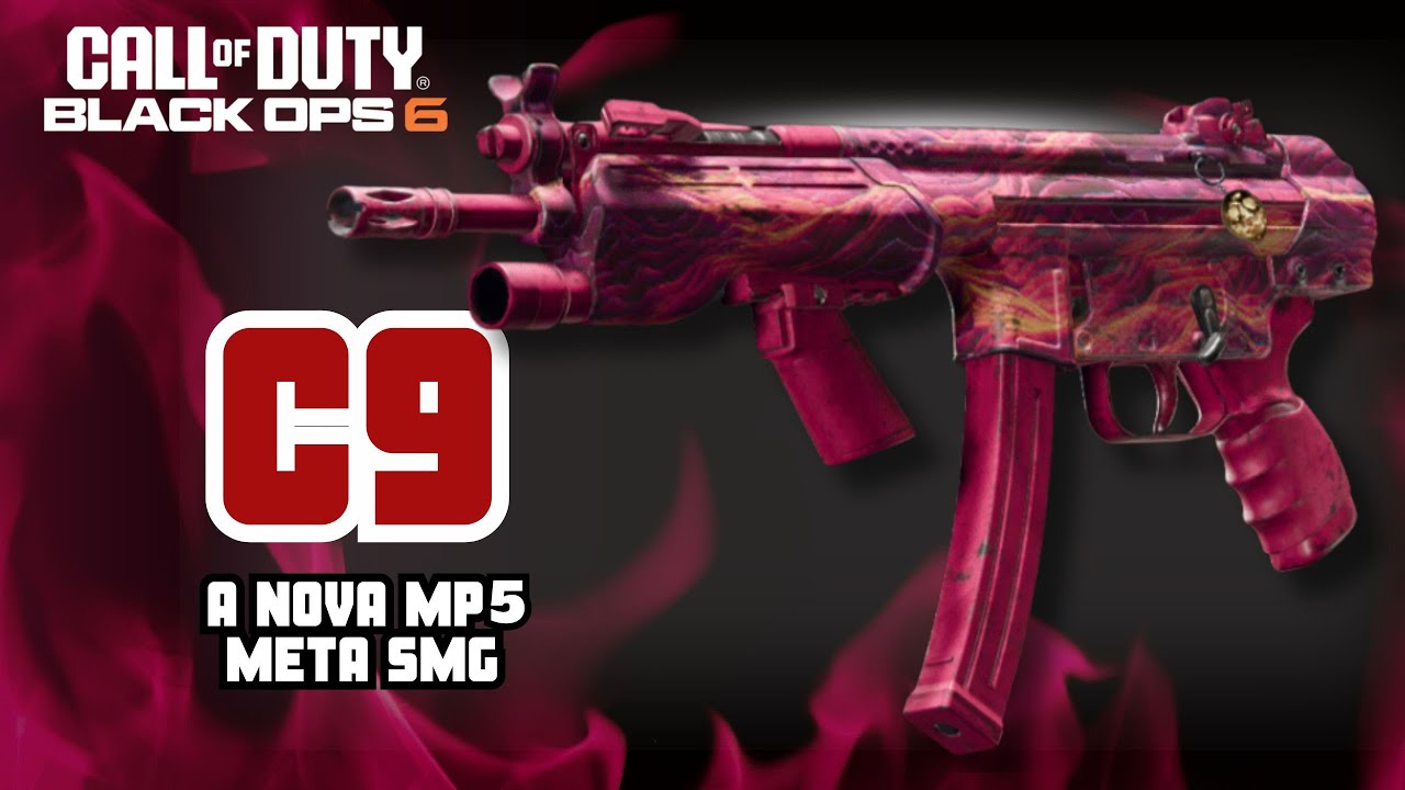 CLASSE C9 *MP5 do BLACK OPS 6* META SMG - YouTube