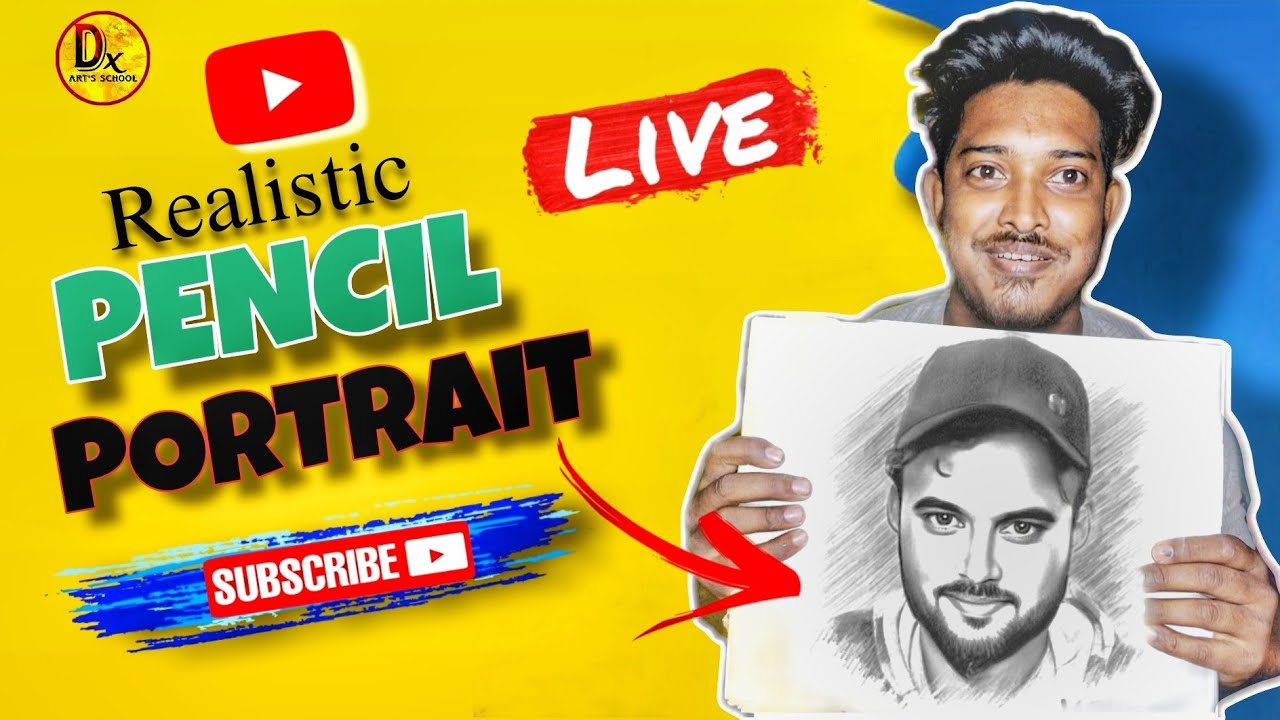 Free Hand Portrait Drawing | How to Draw Perfect Free Hand Portrait ...