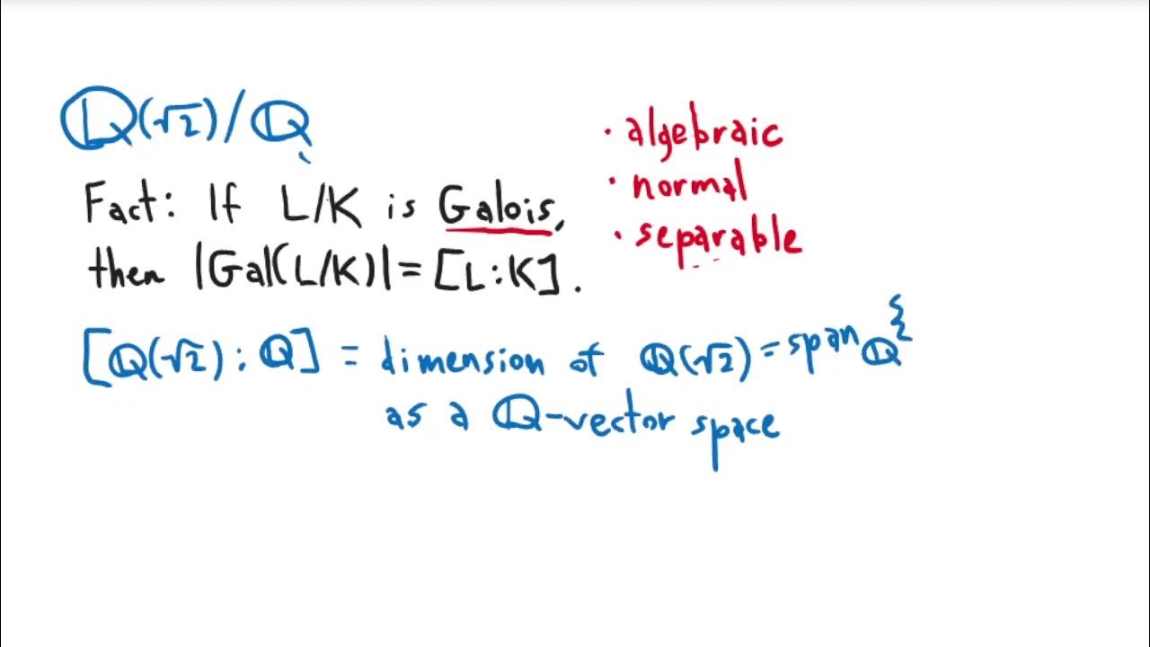 Basics of Galois Theory Part 2 (Examples) - YouTube