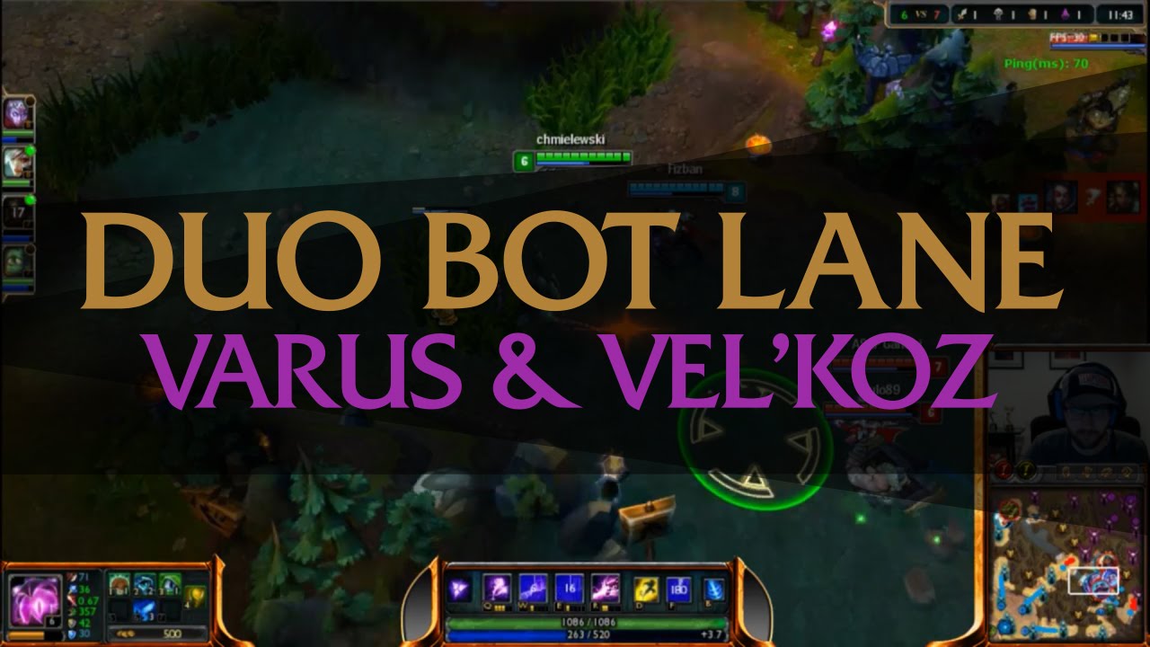 Duo Bot Lane - Varus & Vel'Koz - YouTube