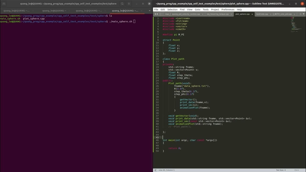 Simple 3D plot using C++ and GNUplot example - YouTube