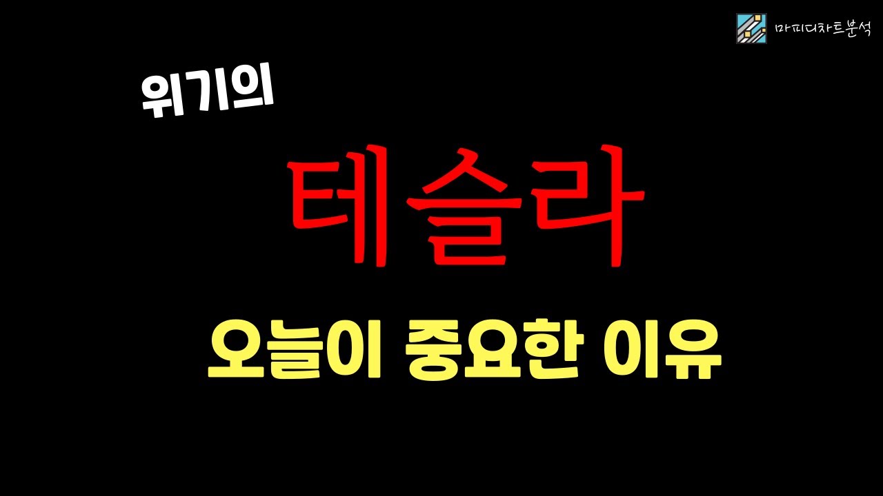 기술적 반등시 대응전략 테슬라 상당히 중요한 순간 테슬라 아이온큐 팔란티어 Youtube